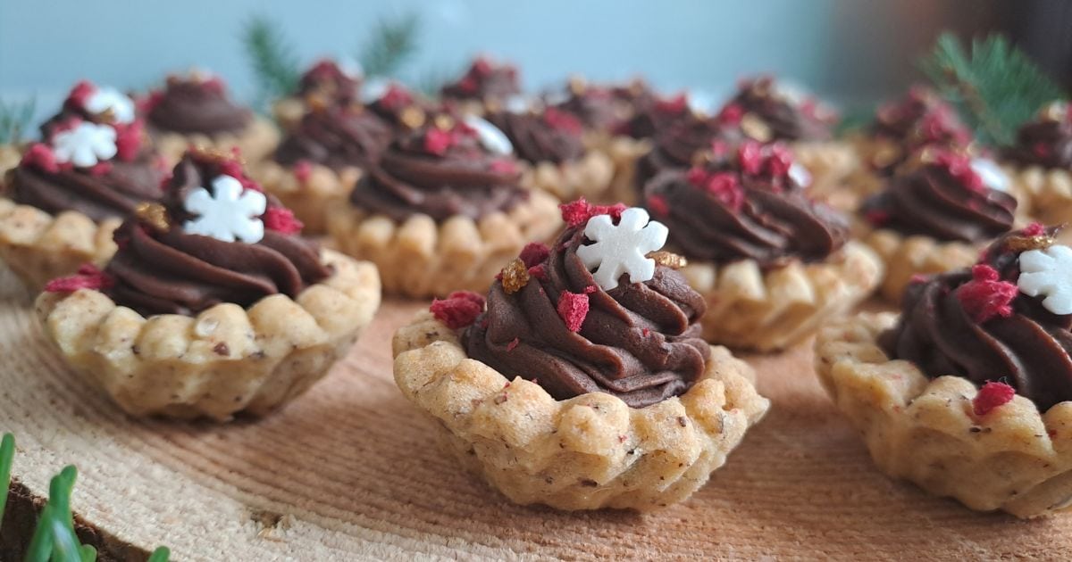 Recept: Plněné košíčky čokoládovým krémem